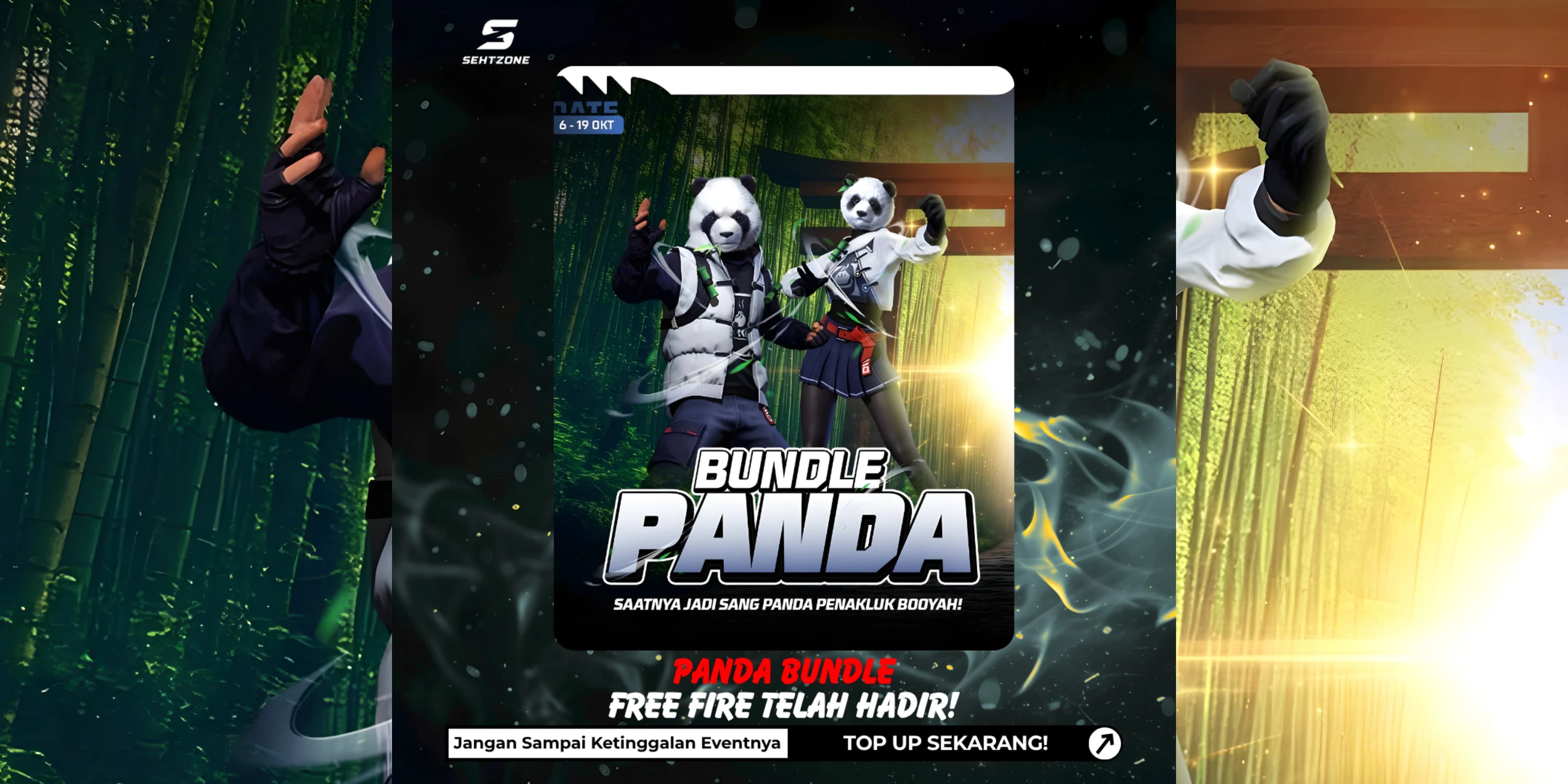 Panda Bundle Free Fire Telah Hadir! Saatnya Jadi Sang Panda Penakluk ...
