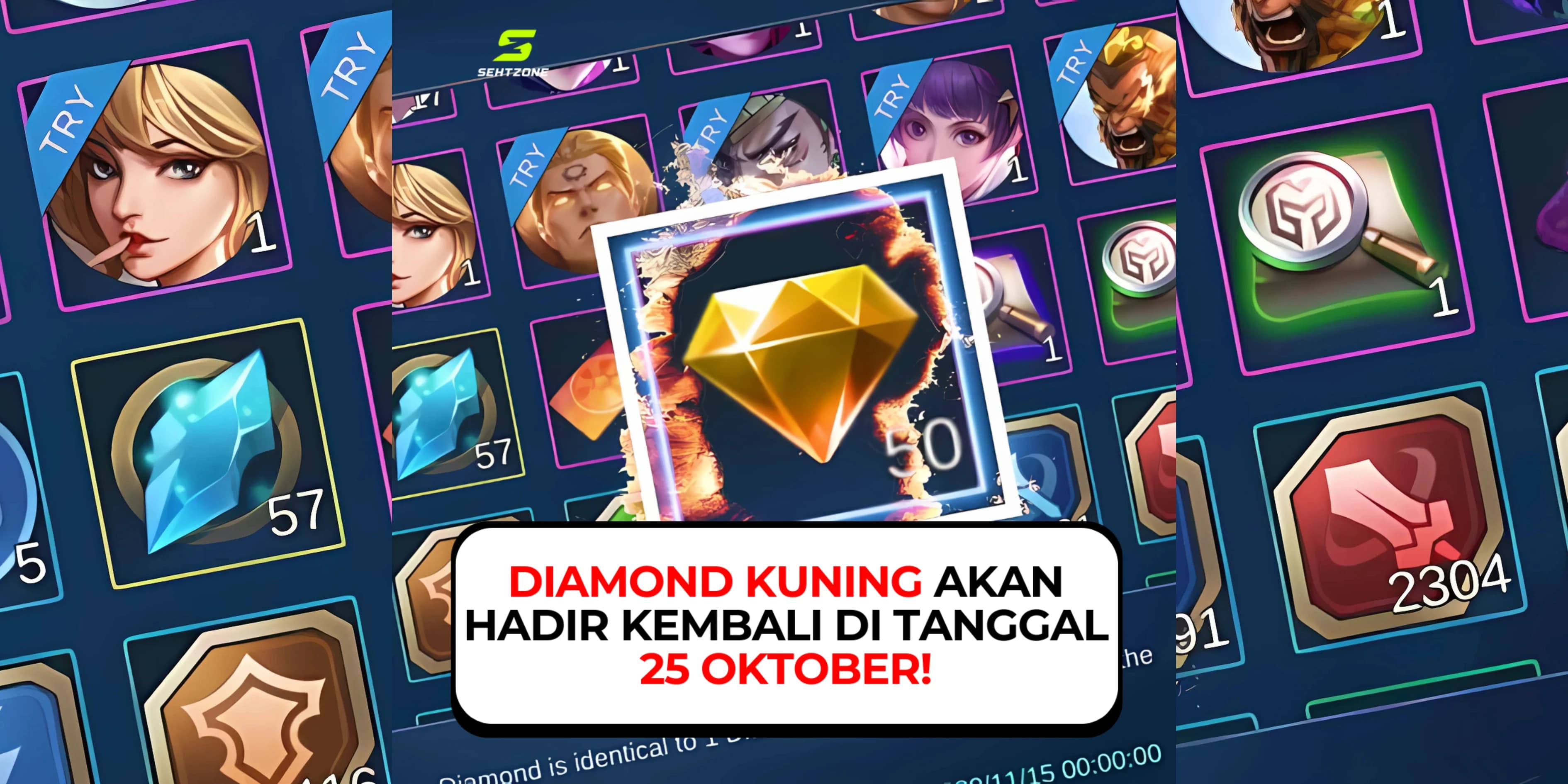Diamond Kuning Mobile Legends Kembali Hadir 26 Oktober 2025! Siap ...