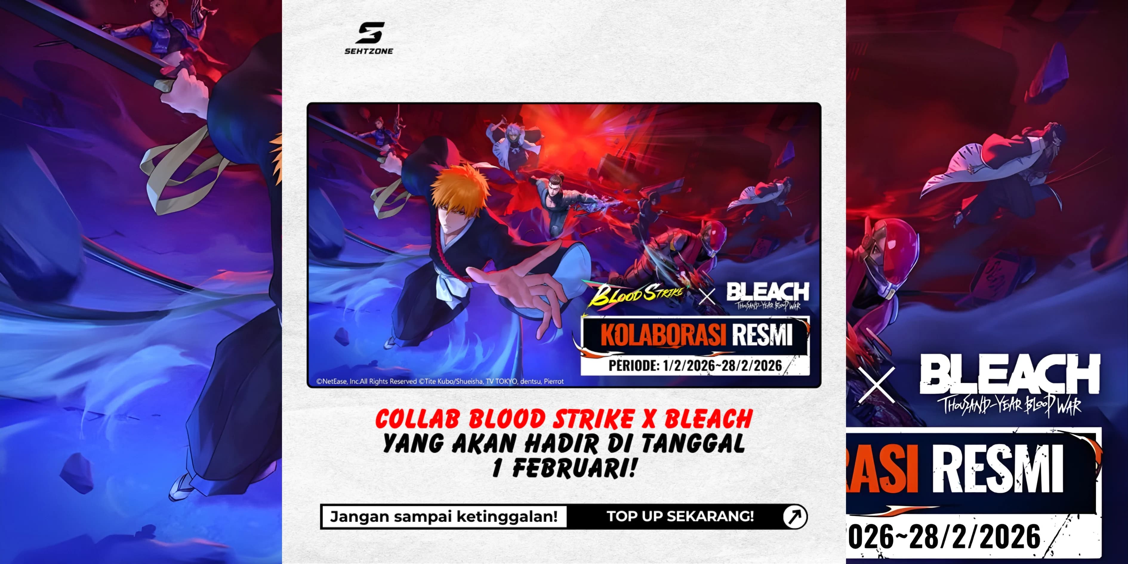 Collab Blood Strike x Bleach Resmi Hadir Februari 2026 | SEHTZONE News ...